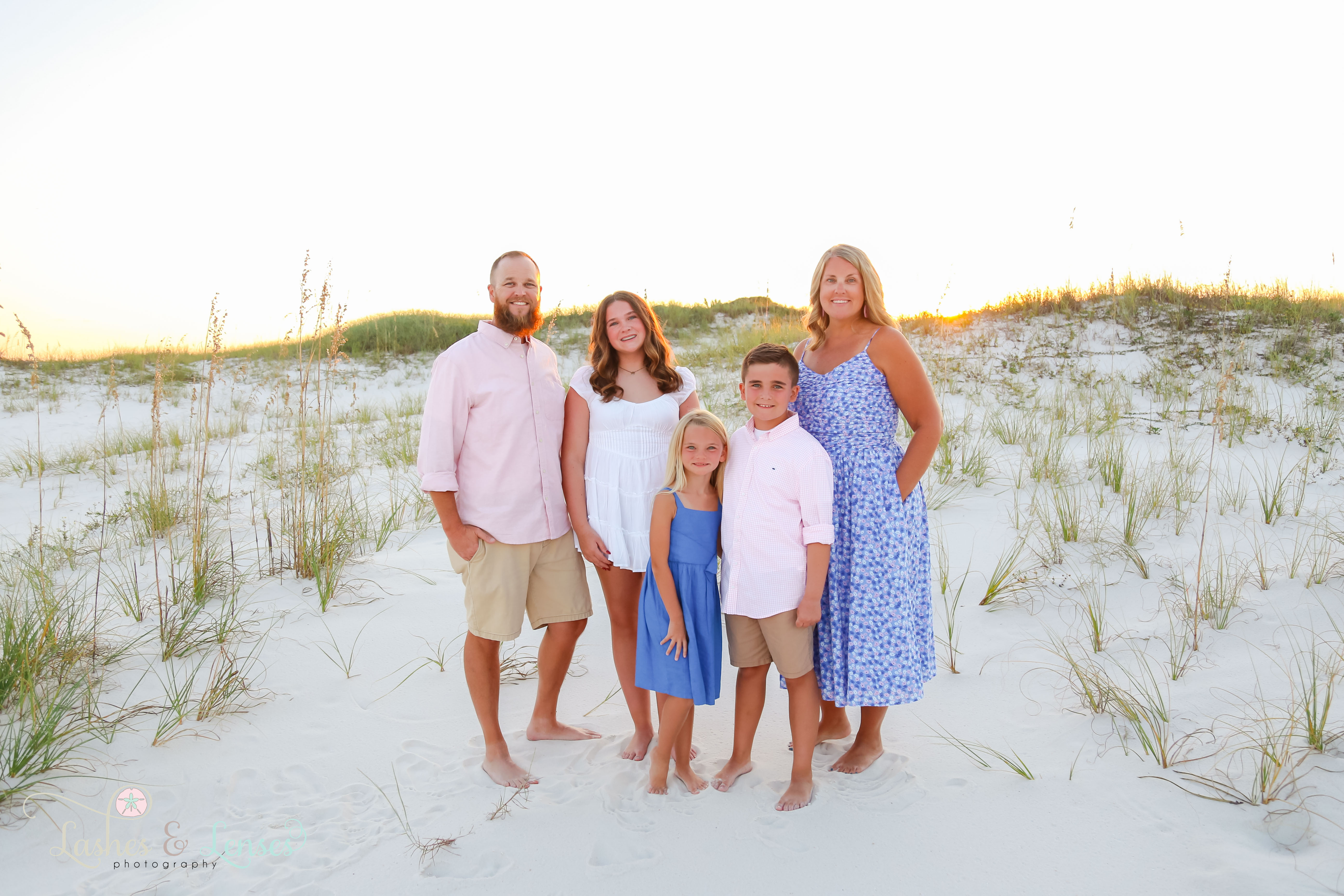 The Denton Family 2024 photoshoot at Johnson's Beach